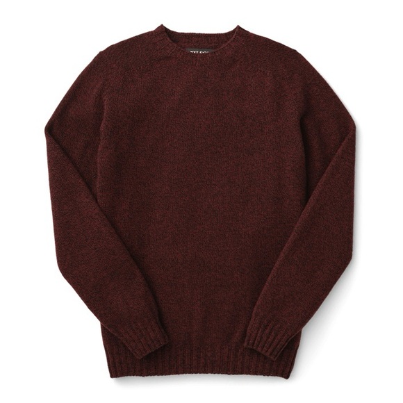 Filson | Sweaters | Filson Mens Shetland 5gauge Wool Sweater Red Marl ...